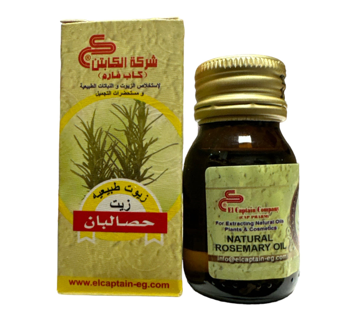 El Captain Natural Cosmetic Rosemary Oil 100% pure 30ml – Moroccan Souq