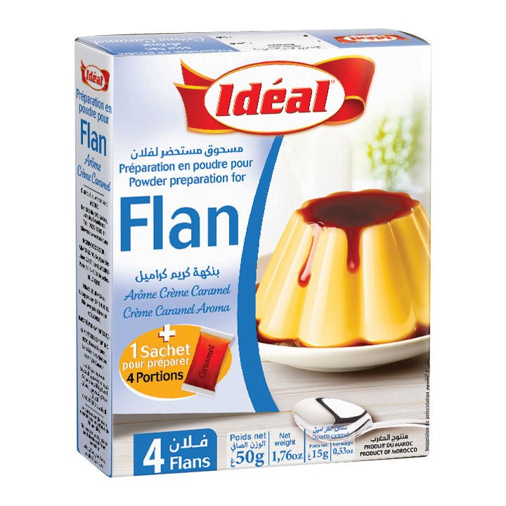 Flan Ideal custard Cream Caramel 50g – Moroccan Souq