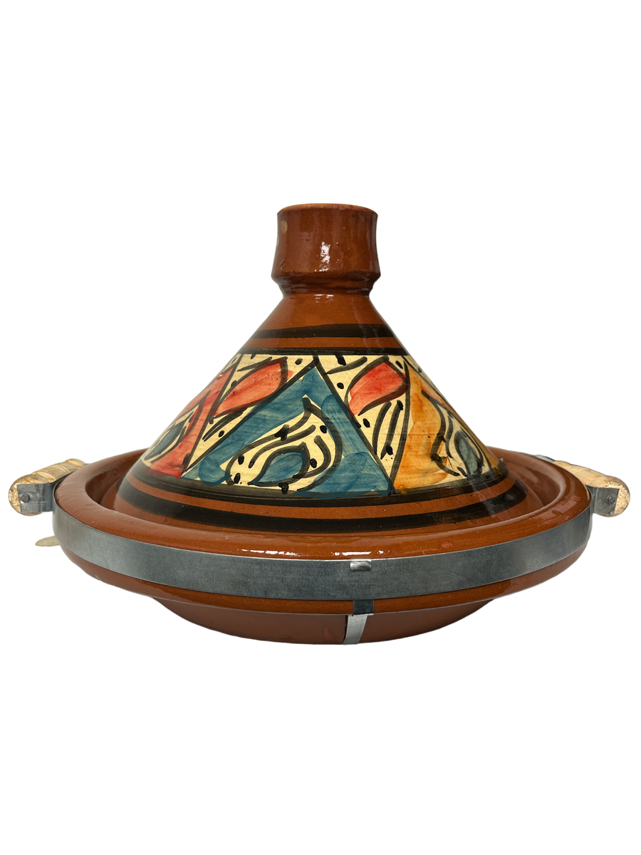 Tagine Decorated with metal 30cm – Moroccan Souq